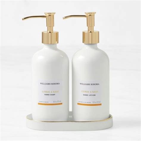 Home Fragrance Deluxe Hand Soap And Lotion 3 Piece Set Citrus And Sage