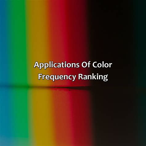 What Color Has The Lowest Frequency