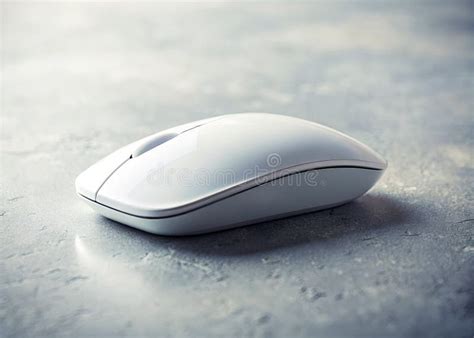 elegant simplicity redefined a minimalist white mouse in tiltshift