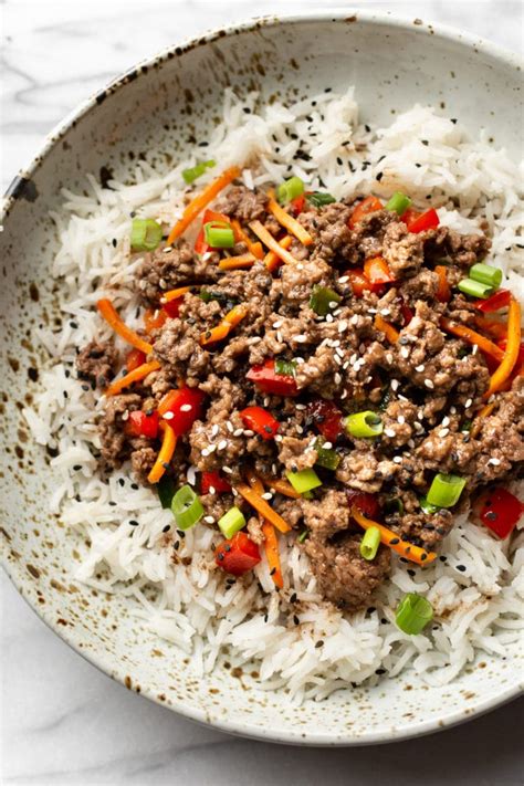 Teriyaki Ground Beef • Salt And Lavender