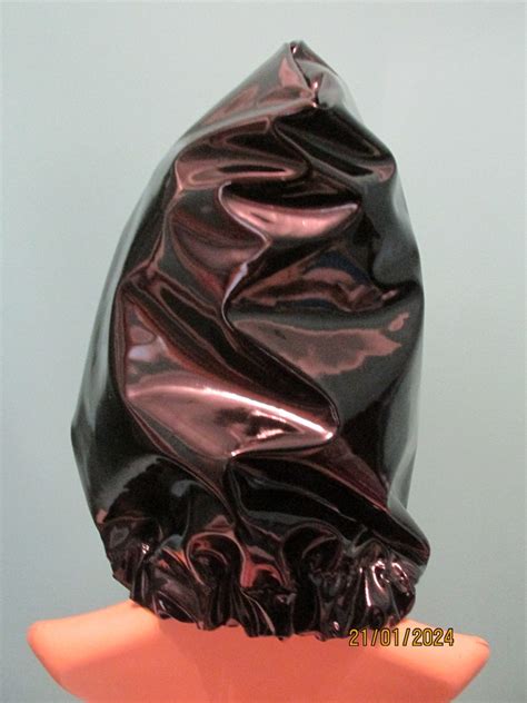 Black High Gloss Thicker Pvc Gimp Hood Etsy