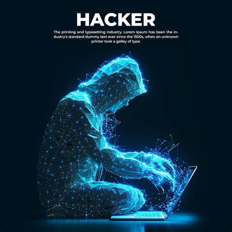 Premium Psd Hacker Landing Page Design