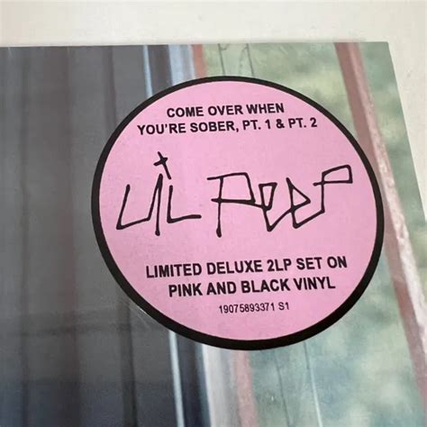 Lil Peep Come Over When Youre Sober Pt 1 And Pt 2 Pink And Black