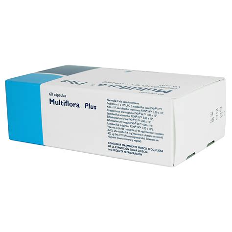 Multiflora Plus Probioticos 60 Cápsulas Cruz Verde