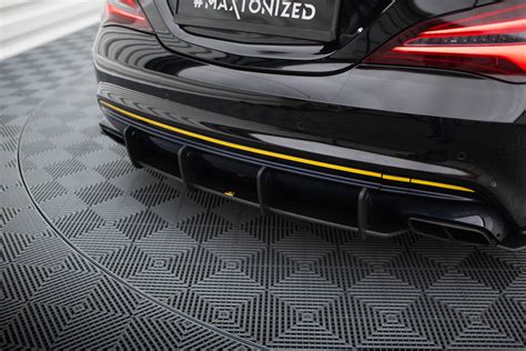 Street Pro Rear Diffuser Mercedes Amg Cla 45 C117 Facelift Black Our