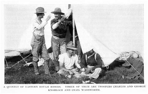 캠프 위코프 구치소의 4명의 거친 라이더 몬턱 뉴욕 미국 스페인미국 전쟁 19세기 세계사 시어도어 루스벨트 정치인에 대한 스톡 벡터 아트 및 기타 이미지 Istock