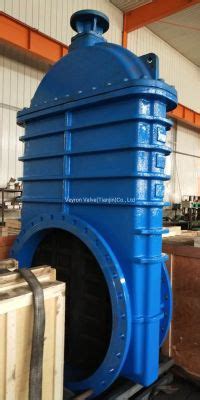 BS5163 DIN F4 F5 GOST Sewage System Rubber Resilient Metal Seated