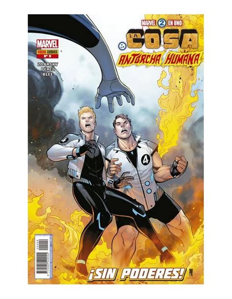 Comprar Marvel 2 En Uno La Cosa Y La Antorcha Humana 09 ¡sin Poderes