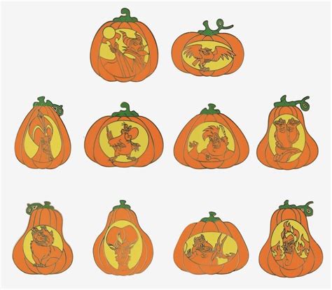 Disney Villains Jack O Lantern Blind Box Pin Set At Boxlunch Disney