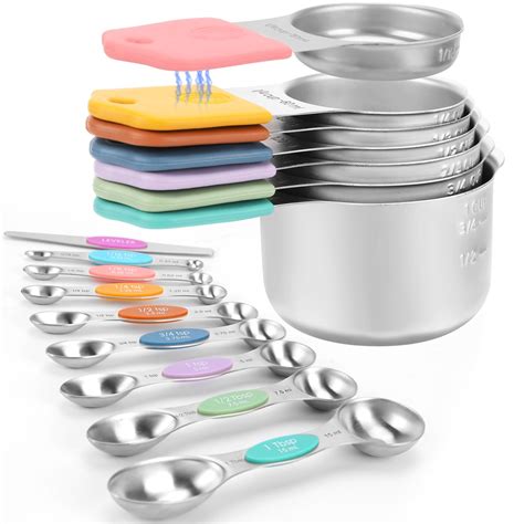 Magnetic Measuring Cups And Spoons Set Heavy Duty 304