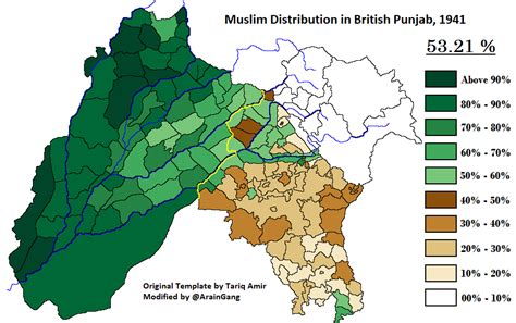 Muslim Population In British Punjab 1941 Jatuh Cinta