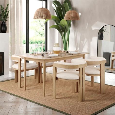 Karla Rectangle Extending Dining Table Dunelm