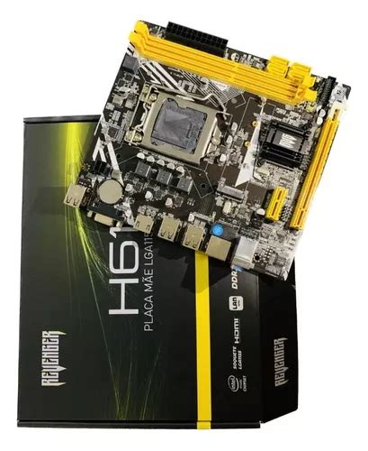 Placa Mãe H61 Socket Lga 1155 M 2 Nvme Lan Giga I3 I5 I7