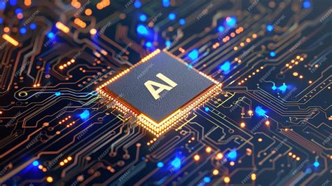 A Cuttingedge Microchip Emblazoned With The Title Ai Symbolizing
