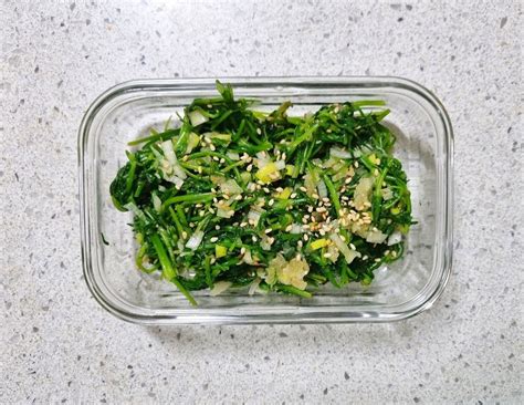 봄나물 요리 5분이면 만드는 꼬들꼬들 세발나물무침