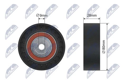 Deflection Pulley Guide Pulley V Belt RNK BM 019 NTY 11281731838