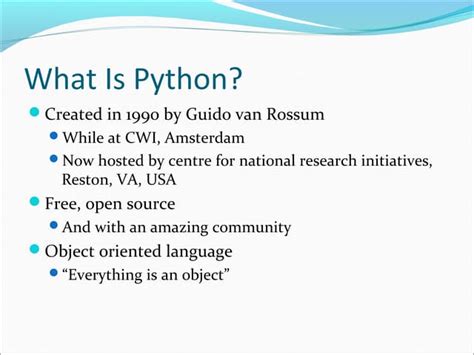 Industrial Training Ppt On Python Programming Language Pptx