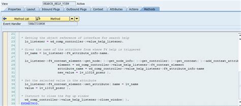 How To Implement Webdynpro Abap Search Help In Hcm Sap Community