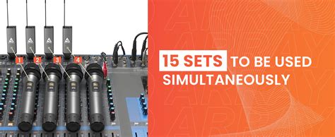 Audio Array AM W UHF Wireless Premium Metal Microphone Hours Receiver Battery Backup