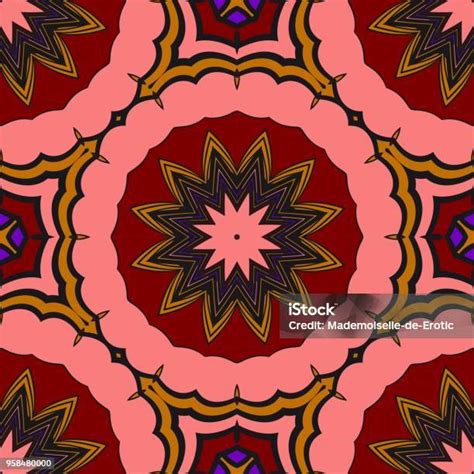 꽃 장식의 완벽 한 텍스처입니다 벡터 일러스트입니다 인테리어 디자인 인쇄 웹 및 섬유에 대 한 꽃 식물에 대한 스톡 벡터 아트 및 기타 이미지 Istock