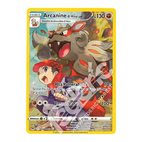 084 196 Arcanine Di Hisui Holo IT MINT Federicstore