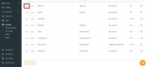 adding content pages in x cart hostarmada