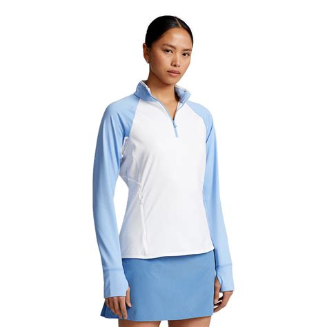 Rlx Golf Hybrid Mesh Colorblock Quarter Zip Pull Over Pga Tour Superstore