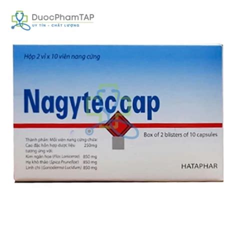 Nagyteccap Hataphar Hỗ Trợ Thanh Nhiệt Giải độc