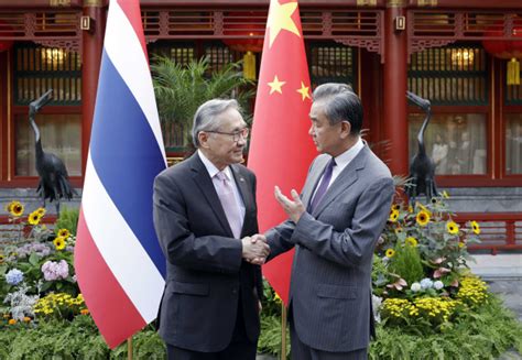 王毅同泰国副总理兼外长敦会谈：共同打击电信诈骗等跨国犯罪行为大国外交澎湃新闻 The Paper
