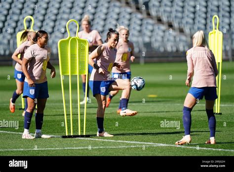 England S Jess Carter Left And Lucy Bronze Right In Action During A