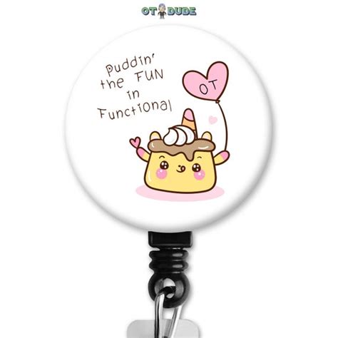 Kawaii Cute Pudding Puddin The Fun In Functional Ot Etsy