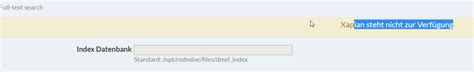 Xapian Not Available Issue Danmunn Redmine Dmsf Github
