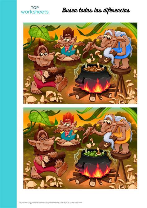 Gnomos Ficha Para Imprimir TopWorksheets