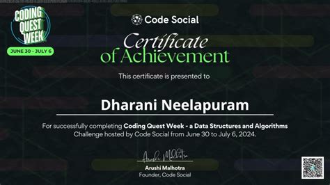 Dharani Neelapuram On Linkedin Codesocial