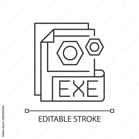 Exe File Pixel Perfect Linear Icon File Format Common Filename Extension Software Installer