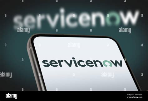ServiceNow US Software Company For Business Workflow Stock Photo Alamy