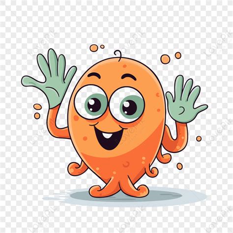 인사를 흔들며만화클립 아트상표 Png 일러스트 무료 다운로드 Lovepik