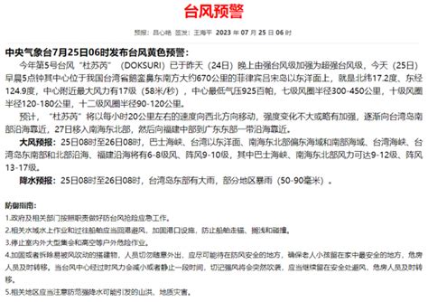 升级！“杜苏芮”已发展为超强台风！ 名城苏州新闻中心