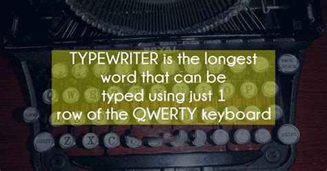 Typewriter Longest Word Can Typed 1981 Rvcj Media