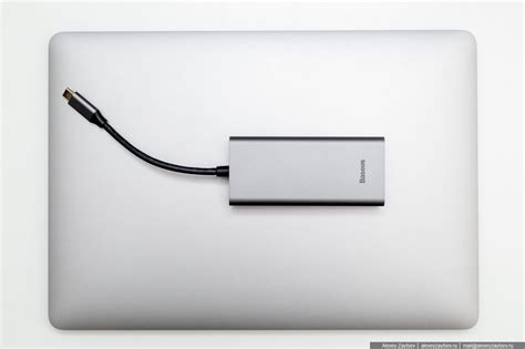 Обзор Baseus Square desk - лучший usb хаб для MacBook Pro | Alexey Zaytsev