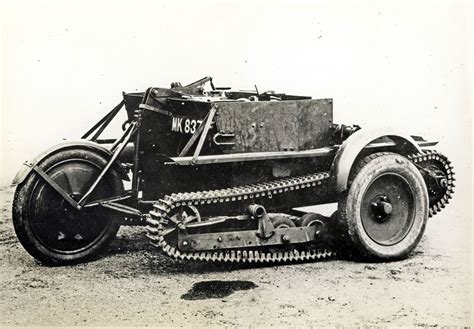 Interwar Tank Development Two Man Wheel Cum Track 1927