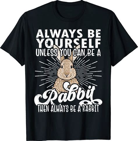 Rabbit Tshirt Funny Rabbit Shirt Rabbit Tee Rabbit Lover T Shirt Men