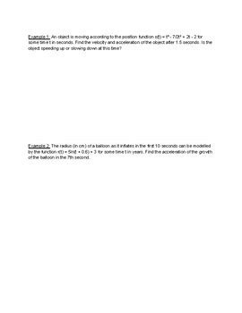 Kinematics Guided Notes And Answer Key By Ms Yaeger Math TPT