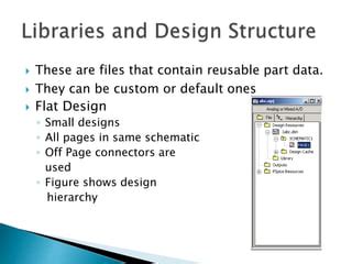 Orcad Pspice Intro And Basics PPTX Computer Software And Applications Computing