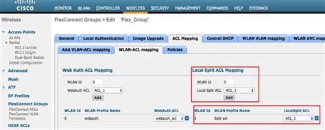 Configure Flexconnect ACL S On WLC Cisco
