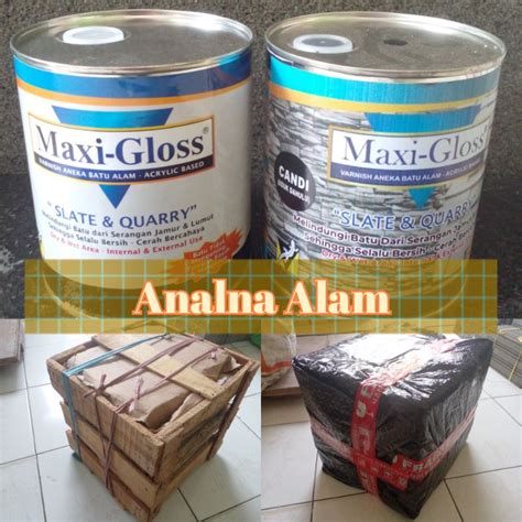 Jual Cat Batu Alam Pernis Batu Alam Cat Pelapis Batu Alam Shopee