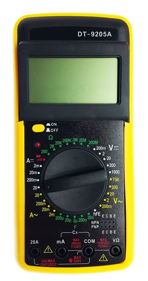 MIERNIK CYFROWY DT9205A MULTIMETR GUMOWA OBUDOWA 6720700972