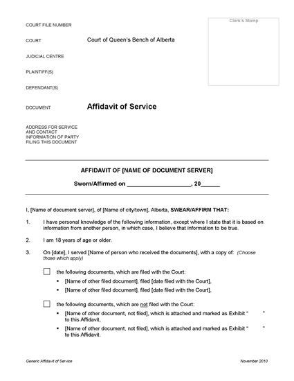 Civil Court Form Alberta Civil Form 2023
