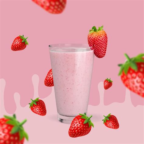 Premium Photo Strawberry Cocktail