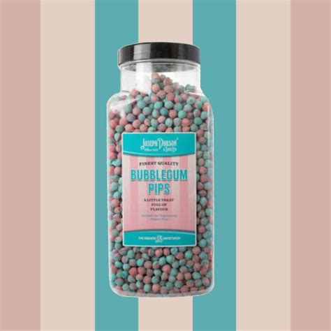 Joseph Dobson Bubblegum Pips 272kg Jar From One Pound Sweets